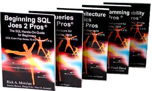 Beginning SQL Joes 2 Pros (Set Of 5 Books) by rick a. morelan|author;fritz doug|editor;brown ...