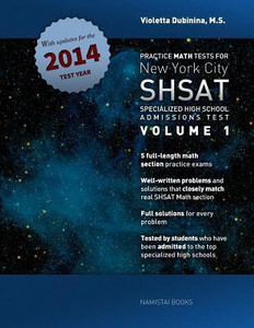 Practice Math Tests for New York City Shsat Specialized High School ...