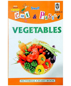 Vegetables (Cut & Paste Book): Buy Vegetables (Cut & Paste Book) by ...
