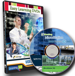Easy Learning Bentley MicroStation V8i 3D & LEVEL 2 Video Training Tutorial DVD - Easy Learning ...