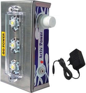 GO Power 3 LED with Charger Rechargeable 6 hrs Lantern Emergency Light Price in India - Buy GO ...