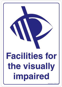 Safety Sign Store Facilities for the Visually Impaired Emergency Sign ...