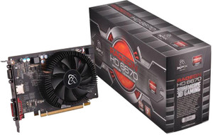 XFX Radeon HD 6670 DDR5 1 GB AMD/ATI Chipset 128 bit 800 MHz Graphics Card - XFX : Flipkart.com