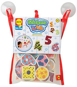 Alex Toys Rub a Dub Stickers for the Tub Numbers & Shapes Bath Toy ...