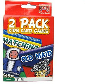 US Playing Card Co. 2 Pack Kids Card Games Matching & Old Maid - 2 Pack ...