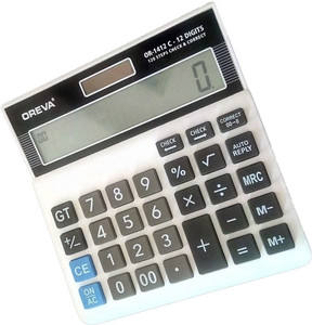 Flipkart.com | OREVA 1412 C.WHT Basic Calculator - Basic