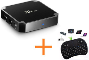 MBOX X96 Mini 2GB Android 7.1 Smart TV Box with 2.4 Ghz Air Mouse Keyboard Media Streaming ...