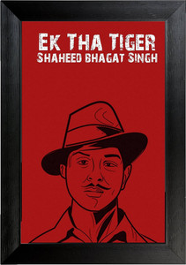 Ananya Ek Tha Tiger The Bhagat Singh Wall Poster Paper Print Quotes