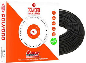 Polycab pvc 2.5 sq/mm Black 100 m Wire Price in India - Buy Polycab pvc 2.5 sq/mm Black 100 m ...