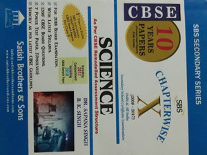 CBSE 10 YEARS PAPERS CHAPTERWISE CLASS 10 SCIENCE: Buy CBSE 10 YEARS PAPERS CHAPTERWISE CLASS 10 ...