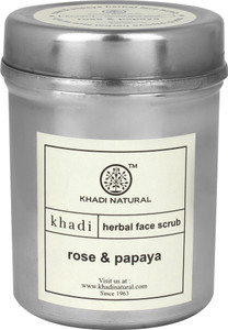 KHADI NATURAL Rose & Papaya Face Scrub - Price in India, Buy KHADI NATURAL Rose & Papaya Face ...