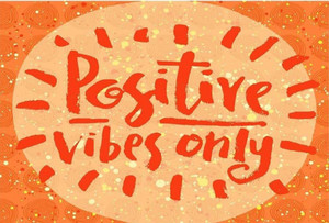 Wall Poster Positive Vibes Only POSTER PRINT ON 36X24 INCHES ...