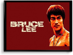 AD Bruce Lee Motivational Wall Poster Paper Print - Quotes & Motivation ...