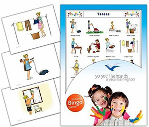 Yo Yee Flashcards Chores In Spanish Language - Flash Cards With ...
