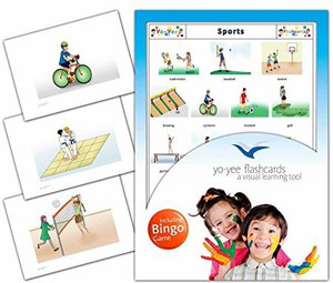 Yo Yee Flashcards Sports In French Language - Flash Cards With Matching ...
