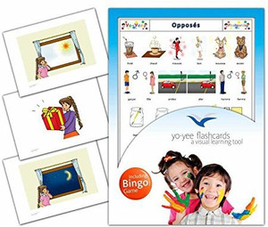 Yo Yee Flashcards Opposites In French Language - Flash Cards With ...