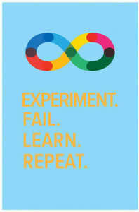 Experiment Fail Learn Repeat Poster | Inspirational Posters For Offices ...
