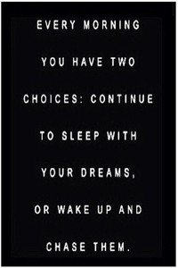 AOVP0238 Every Morning You Have Two Choices Motivational Poster Gym ...