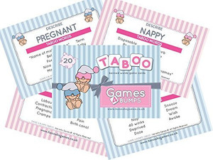 Hannah's Games Taboo Banned Words Activity Game ~ 20 Pack Baby Shower ...