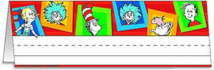 Eureka School Classroom Name Plates, Standard, Tented - Dr. Seuss ...