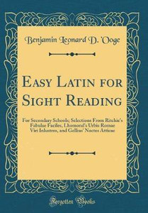 Easy Latin for Sight Reading: Buy Easy Latin for Sight Reading by 'Ooge ...
