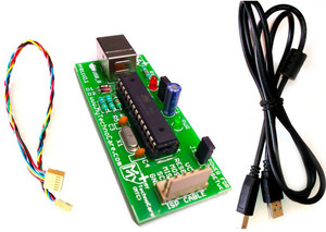 MY TechnoCare Atmel 8051 AVR USB Programmer ASP ISP Kit with USB Cable Micro Controller Board ...