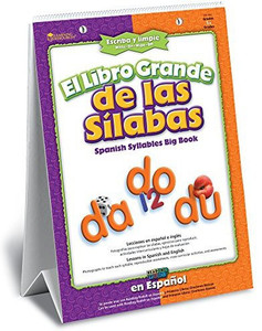 LEARNING RESOURCES Spanish Syllables Big Book - Spanish Syllables Big ...