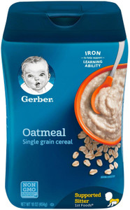 GERBER Oatmeal Cereal - 454g (16oz) Cereal Price in India - Buy GERBER Oatmeal Cereal - 454g ...