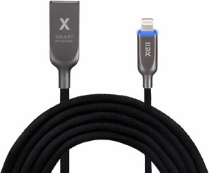 XELL Lightning Cable 2 A 1.2 m 4ft/1.20m Long LED Indicated Smart Chip Technology Charging ...
