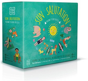 YOGi FUN Round Yoga Puzzle Games for Kids with Sun Salutation Yoga ...