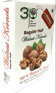 3P Brown Quarter Kashmiri Akhrot/ dryfruit/ without shell/ walnut kernels-2000 g Walnuts Price ...
