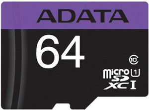 ADATA Premier PREMIER 64 GB MicroSD Card Class 10 50 Memory Card Compatible with Mobile, Tablet ...