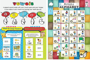 Vowels And Alphabet Interactive Informative Poster For kids Paper Print ...
