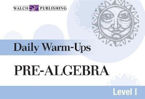 Daily Warm-Ups for Pre-Algebra: Buy Daily Warm-Ups for Pre-Algebra by ...