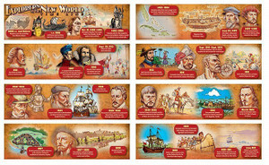 Exploring the New World Time Line Mini Bulletin Board Set: Buy ...