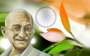 AD Mahatma Gandhi Wall Poster For Room Paper Print - Quotes ...