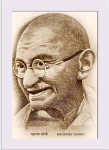 AD Mahatma Gandhi Wall Poster For Room Paper Print - Personalities ...