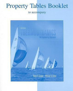 Property Tables Booklet/Thermodynamics - An Engineering Approach: Buy Property Tables Booklet ...