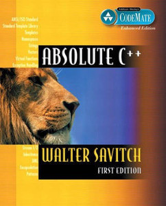Absolute C++ CodeMate Enhanced Edition: Buy Absolute C++ CodeMate Enhanced Edition by Savitch ...