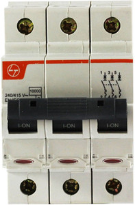 L&T Exora MCB - 63A, 3Pole (TP), 10kA, C Curve BB30630C MCB Price in India - Buy L&T Exora MCB ...