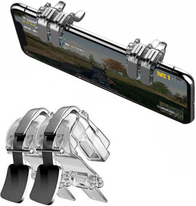 TECHGEAR PUBG Trigger Sensitive Shoot/Aim Buttons Metal Universal Trigger Controller For PUBG ...