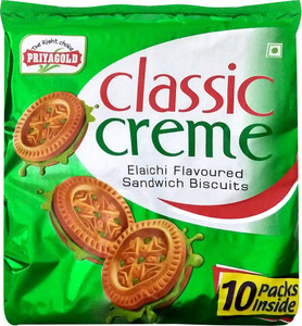 Priyagold Classic Elaichi Flavoured Biscuits Cream Sandwich Price in ...