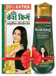 EMAMI Kesh King Scalp and Hair Medicinal Oil, 100ml with Scalp and Hair Medicine Anti Hairfall ...