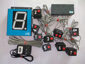 HPC 8 Player Quiz Game Buzzer System with 4 Inch Jumbo Display Gaming Accessory Kit - HPC ...