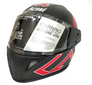 ASCONE Full Face (ISI) Modular Motorbike Helmet (Red) Motorbike Helmet - Buy ASCONE Full Face ...