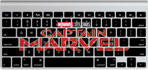 GADGETSWRAP GWS-13168 Printed Captain Marvel 2018 Skin Apple Magic Keyboard 1 Keyboard Skin ...