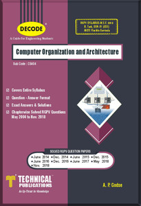 DECODE-Computer Organisation and Architecture For RGPV (SEM-IV CSE) R-18: Buy DECODE-Computer ...