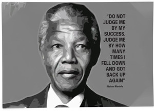 Nelson Mandela Motivational Wall Posters Paper Print - Personalities ...