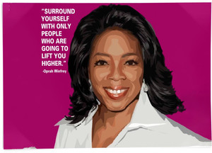 Oprah Winfrey Motivational Wall Posters Paper Print - Personalities ...