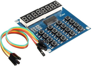 REES52 TM1638 MCU 8 Bit LED Digital Tube Keyboard Module Scan and Display Module Timer Counter ...